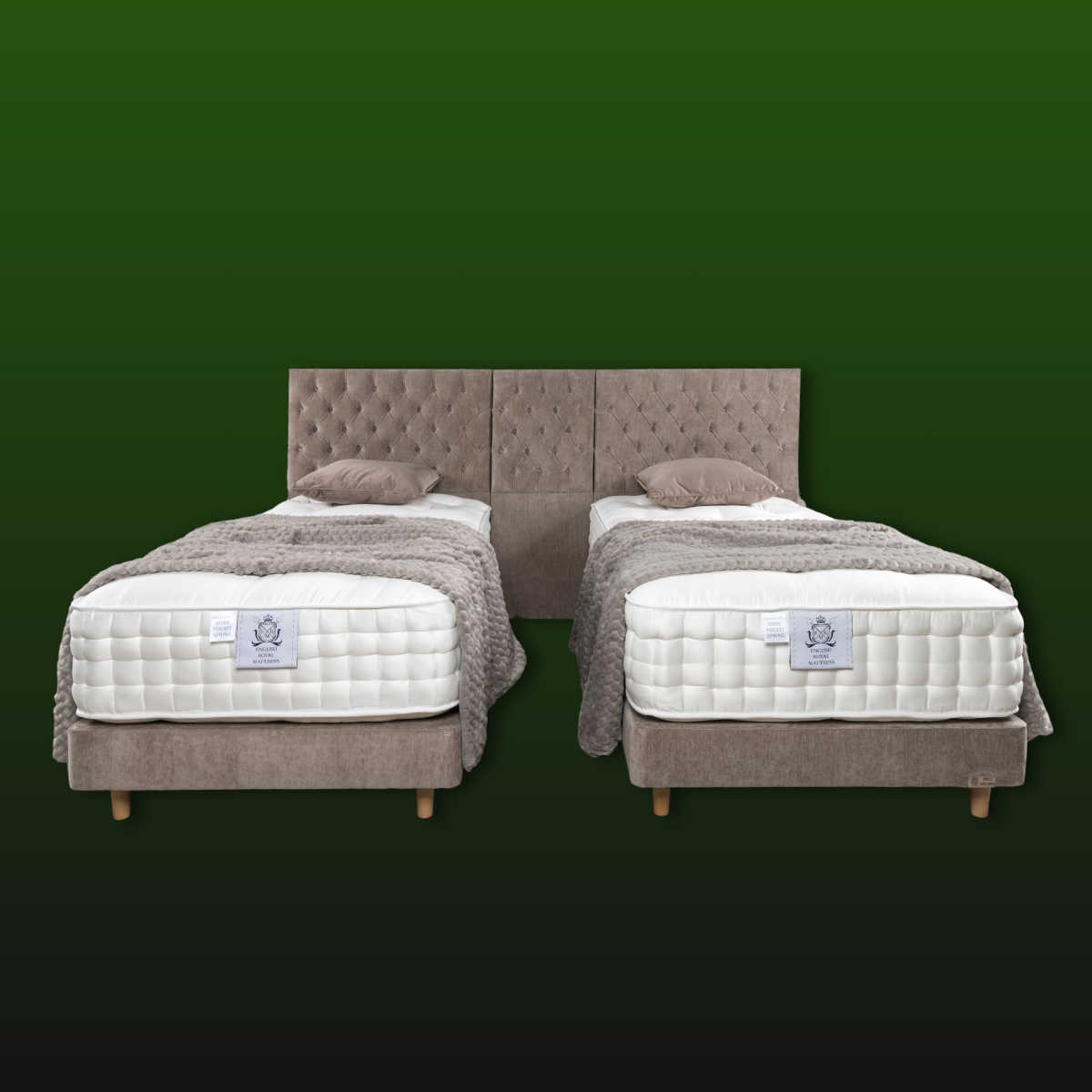 ROYAL BEDS +ENGLISH ROYAL MATTRESS 12500 POCKET – SWISS BEDDING